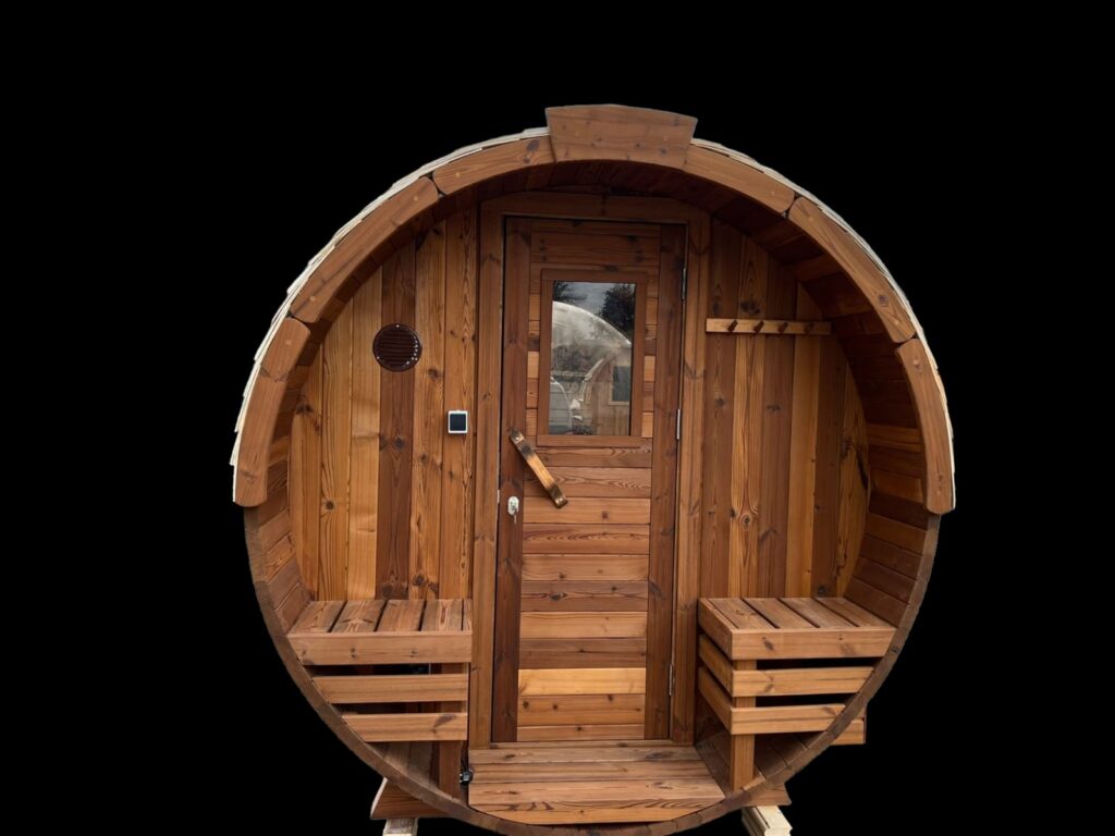 SAUNA Tonneau fabrication traditionnelle - Au Bain des Bois